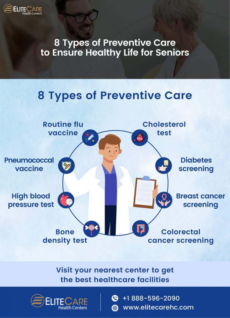 8 Types of Preventive Care for Seniors | EliteCare HC